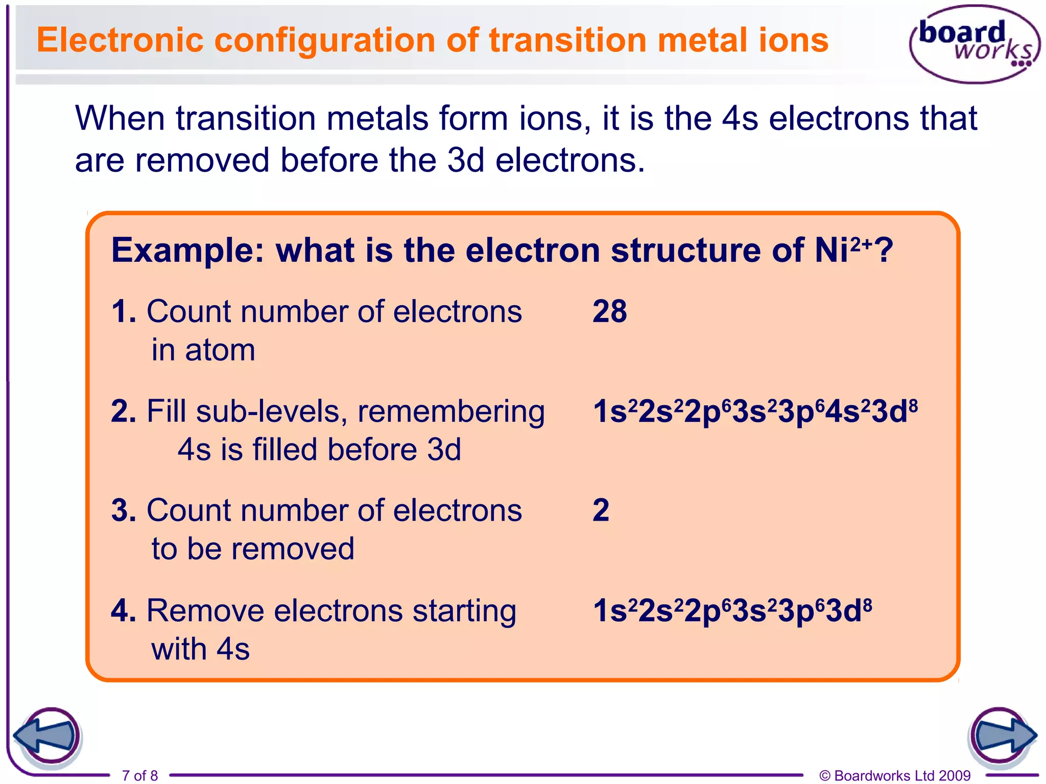 Electron arrangement part 3 electron configuration | PPT