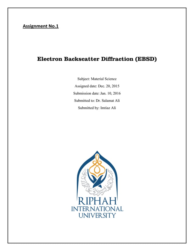Electron backscatter diffraction in materials | PDF | Chemistry | Science