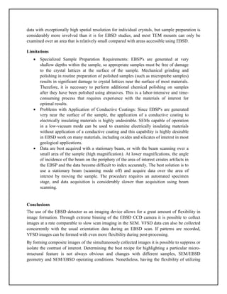 Electron backscatter diffraction in materials | PDF | Chemistry | Science