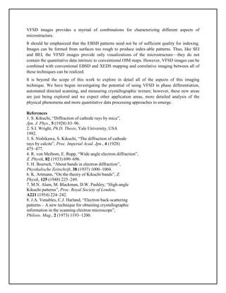 Electron backscatter diffraction in materials | PDF | Chemistry | Science