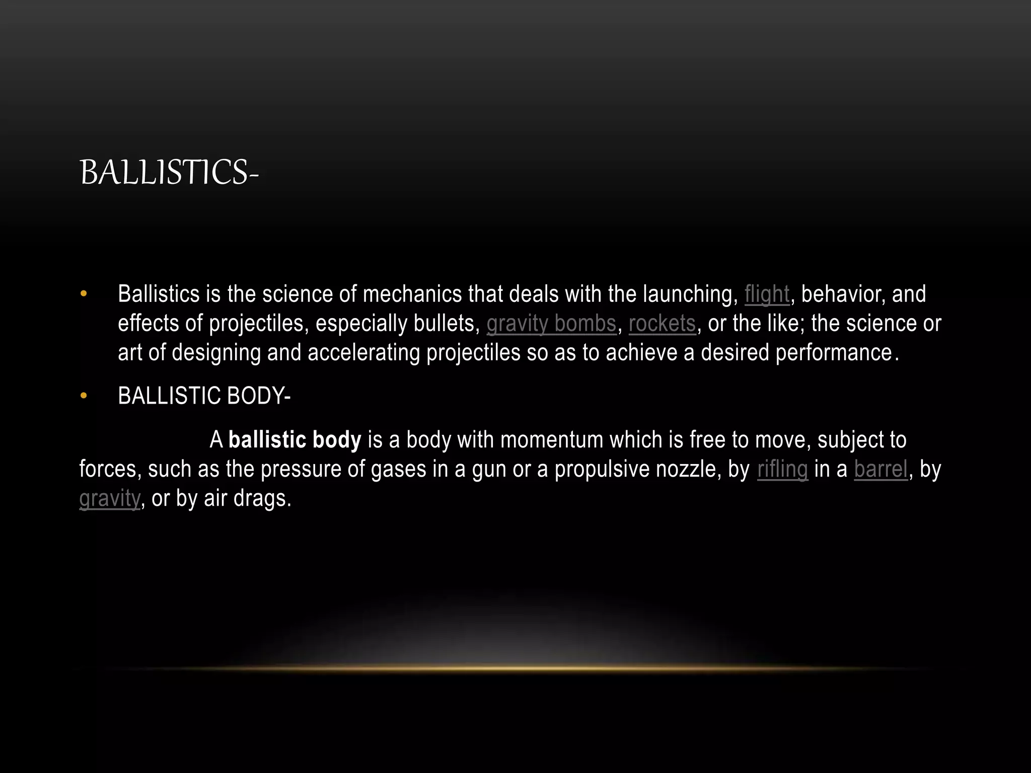 Electron ballistics | PPTX