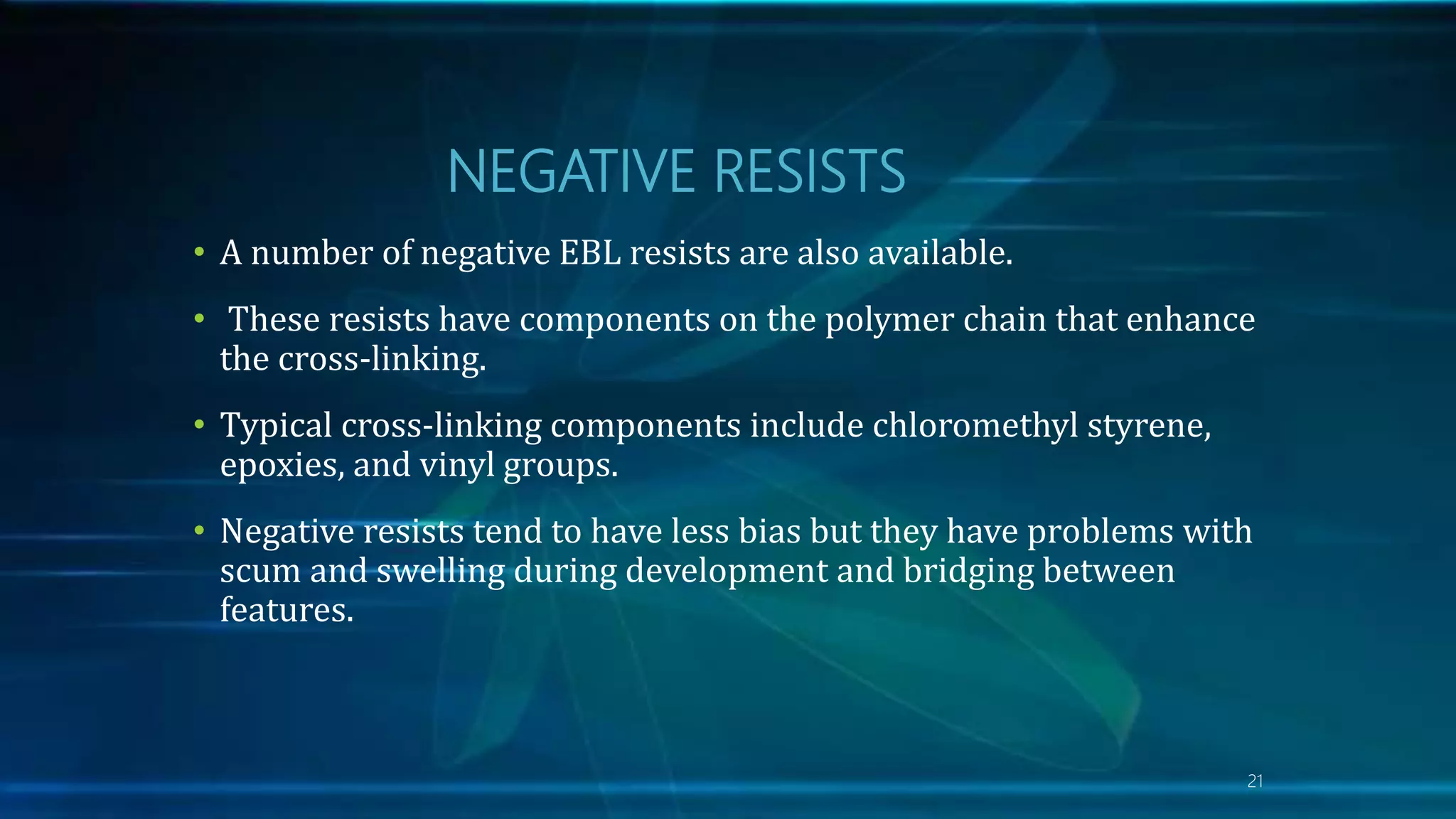 Electron beam lithography | PPTX