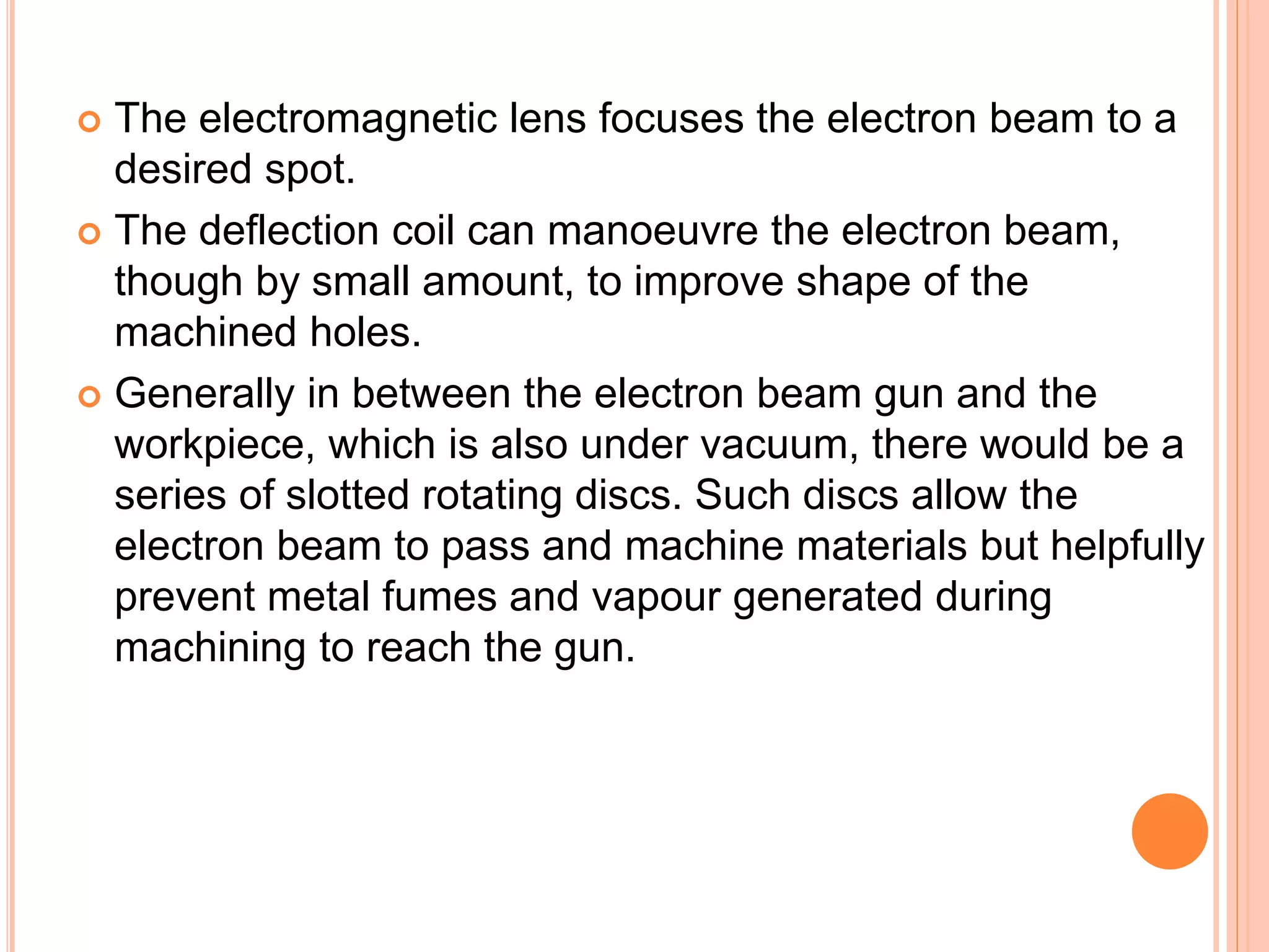 Electron beam machining (EBM) | PPTX