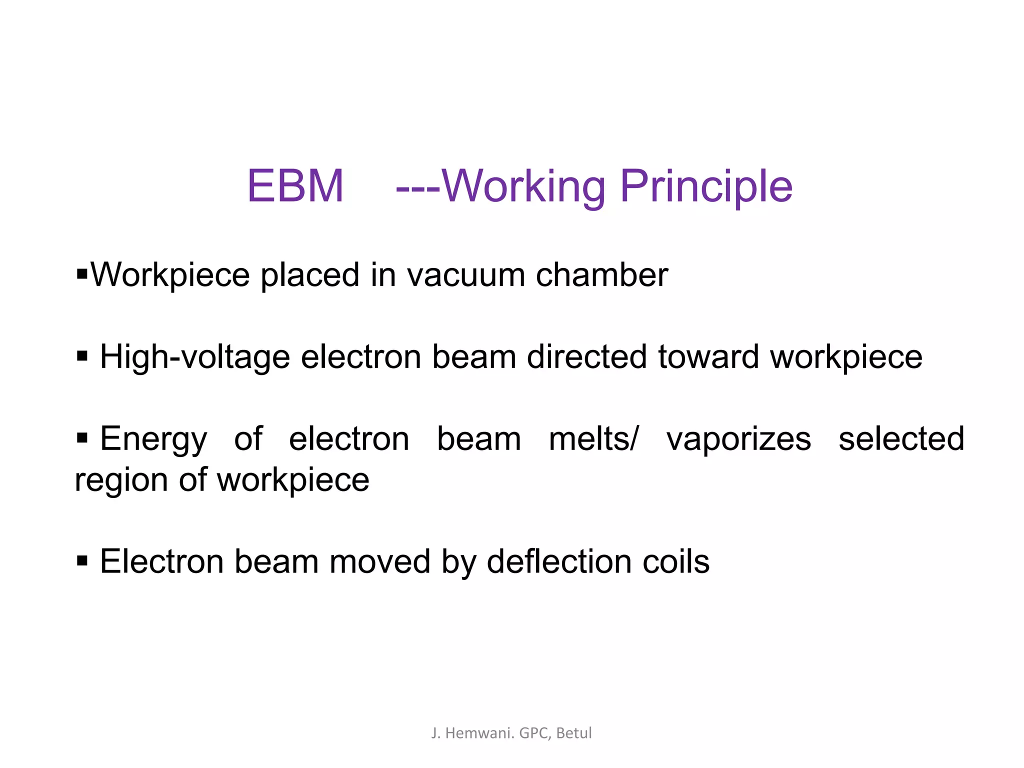 Electron Beam Machining | PDF