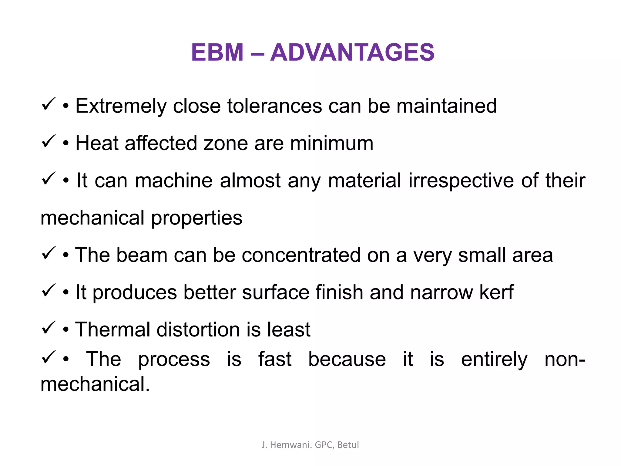 Electron Beam Machining | PDF