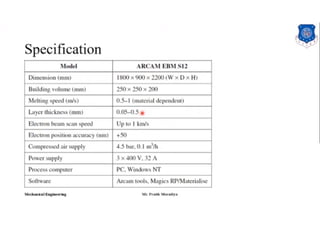 Electron Beam Melting for structural engineering | PPTX | Physics | Science