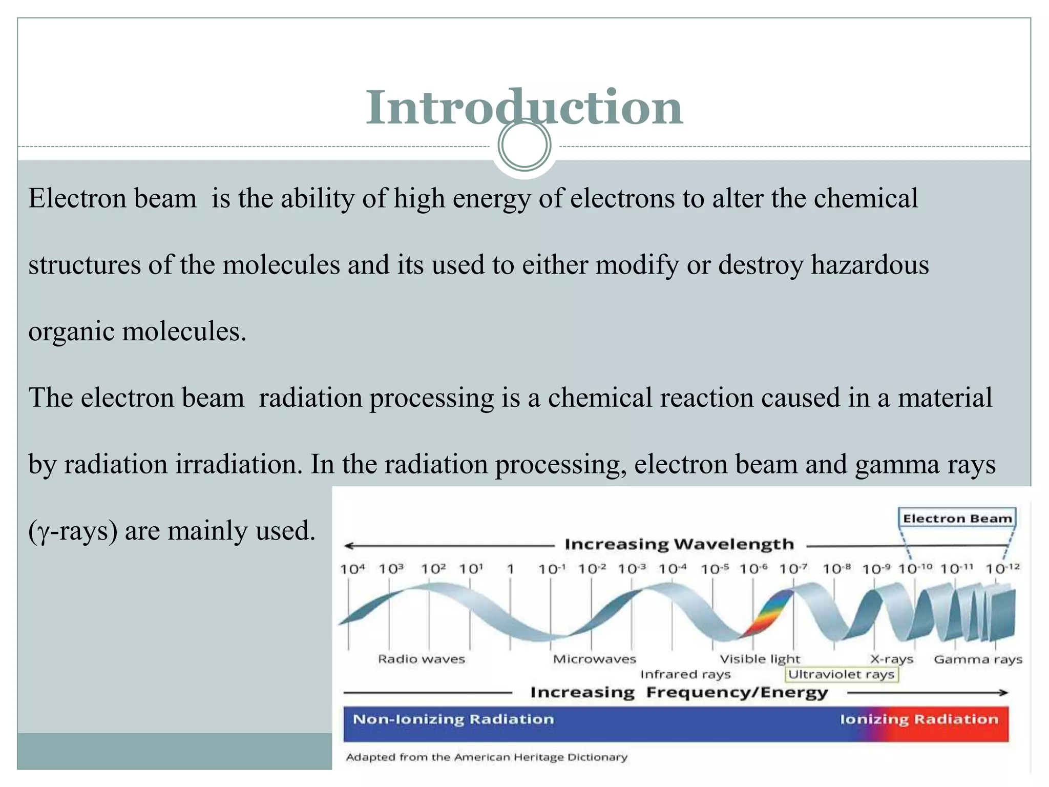 Electron beam processes ppt | PPTX