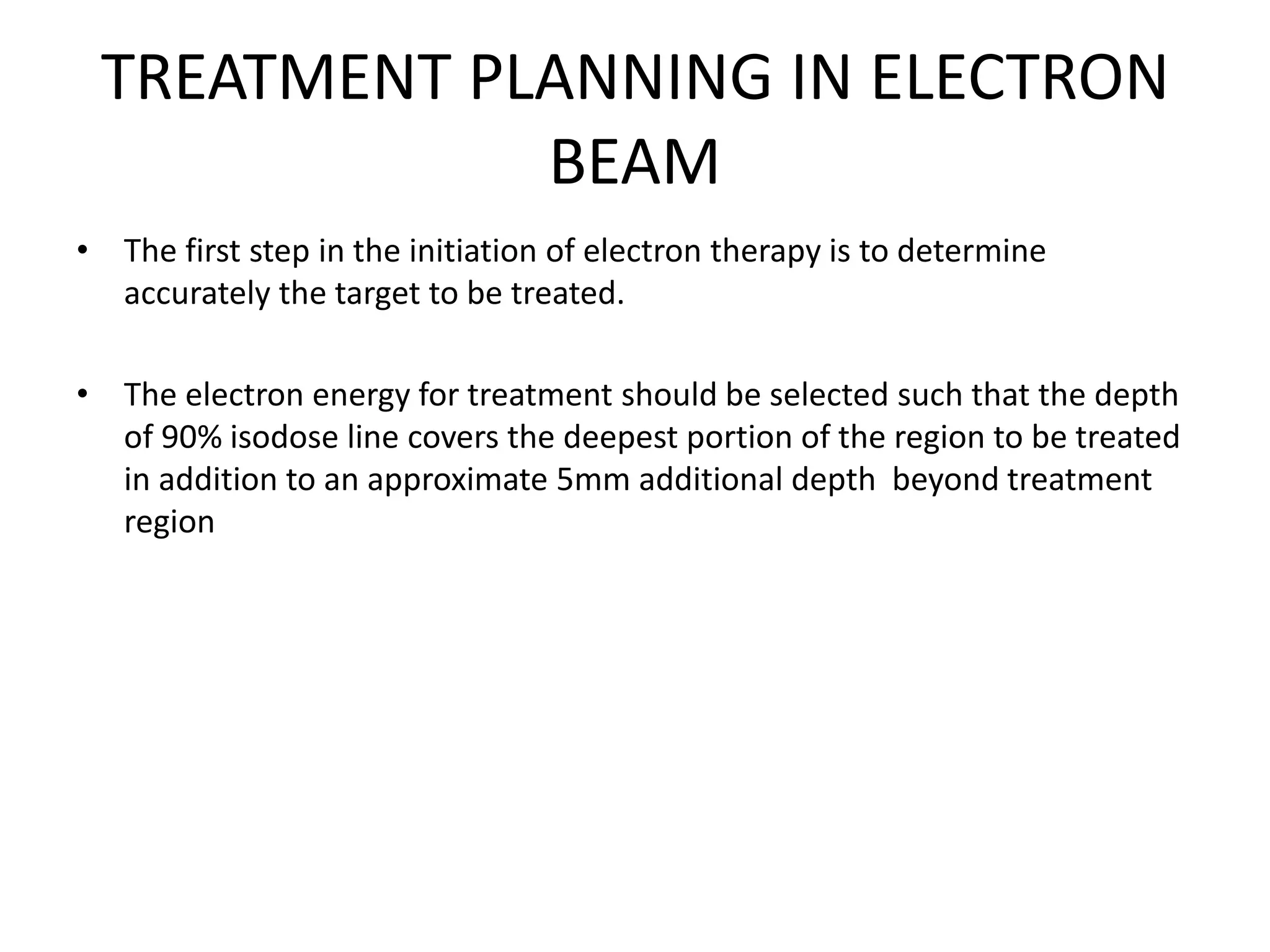 Electron beam therapy | PPTX