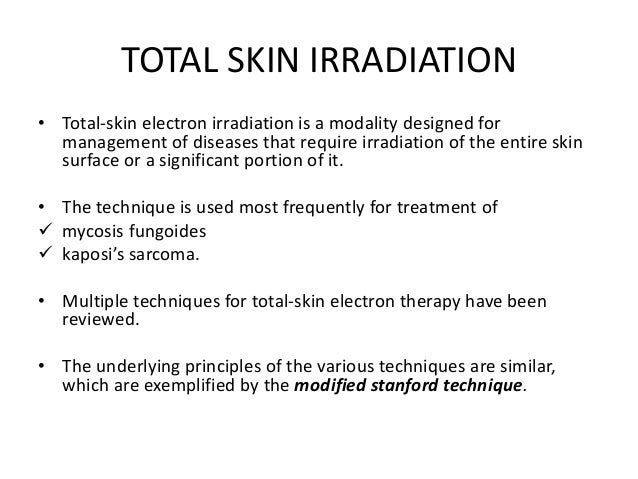 Electron beam therapy