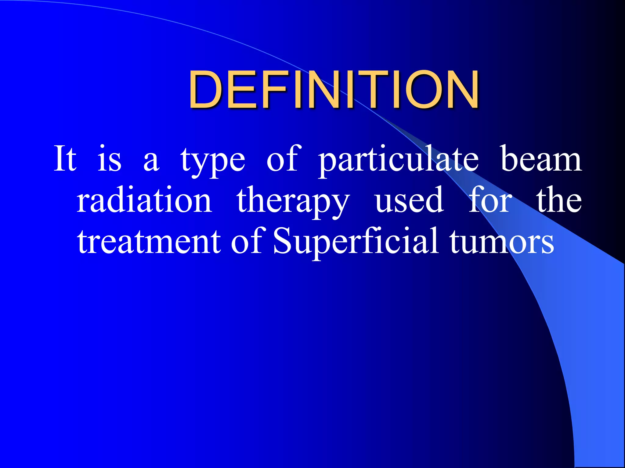 ELECTRON BEAM RADIOTHERAPY | PPT