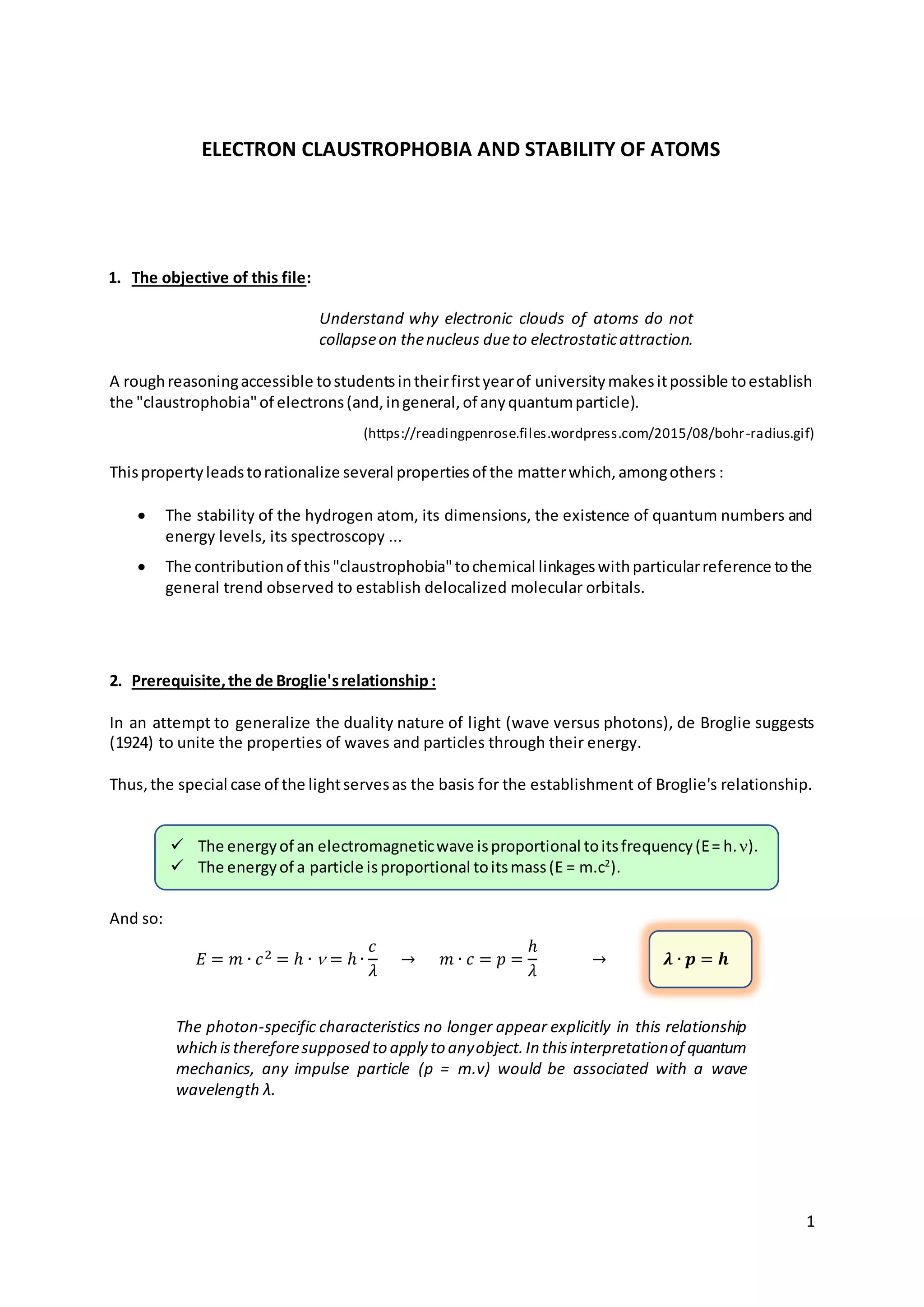 Electron claustrophobia and stability of atoms | DOCX