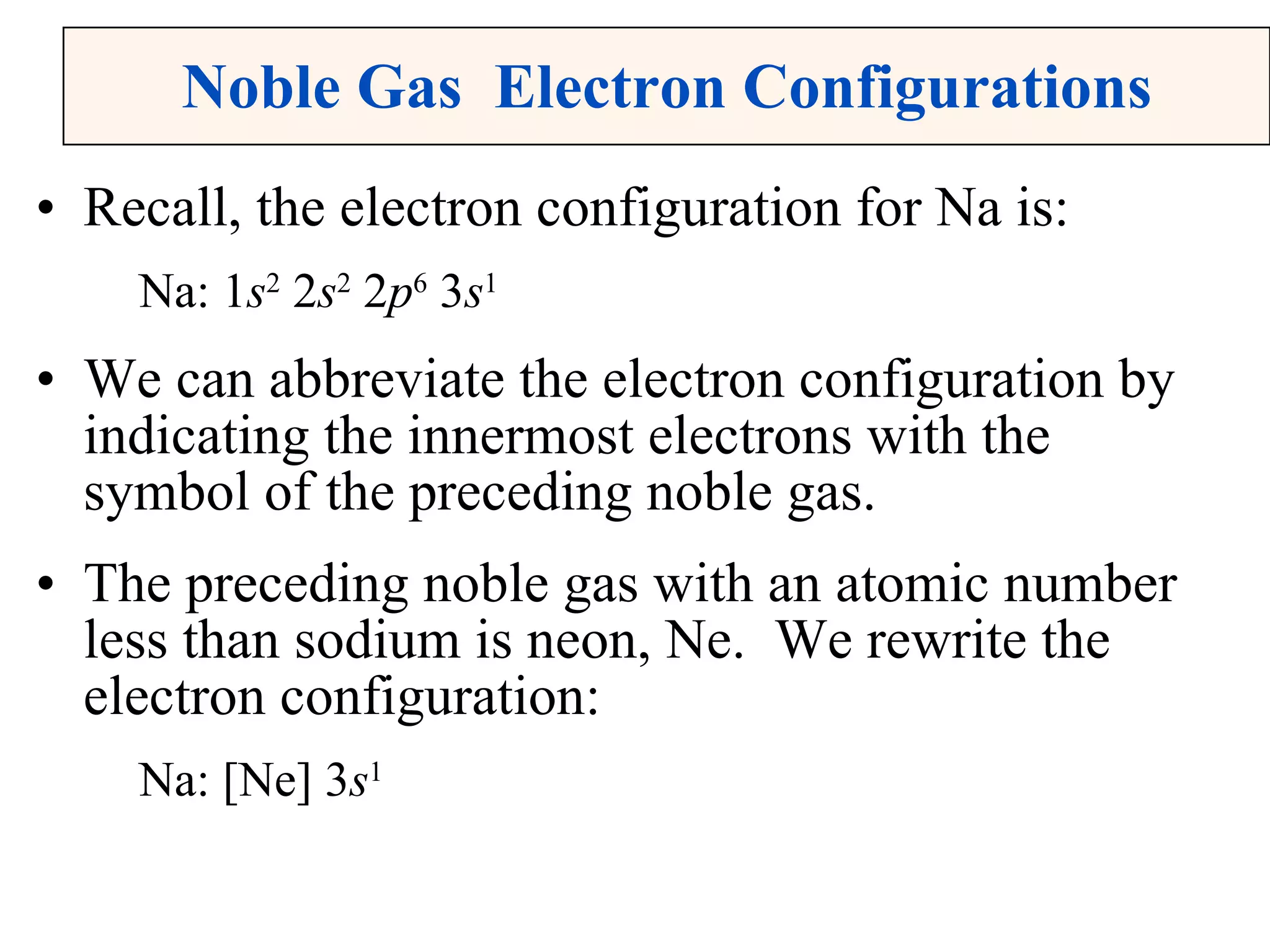 Electron configuration | PPT