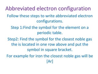 Electron configuration | PPT