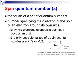 Electron configuration and quantum numbers | PPT