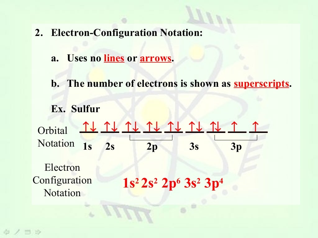 Chapter 5 - Electron Configurations