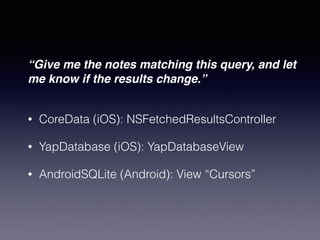 Electron, databases, and RxDB | PPT