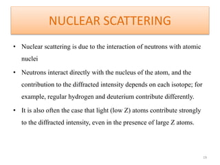 Electron diffraction and Neutron diffraction | PPTX | Physics | Science