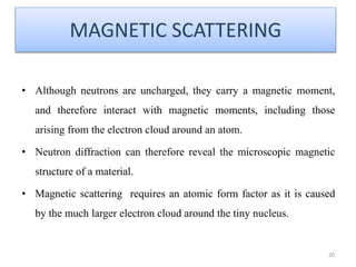 Electron diffraction and Neutron diffraction | PPTX | Physics | Science