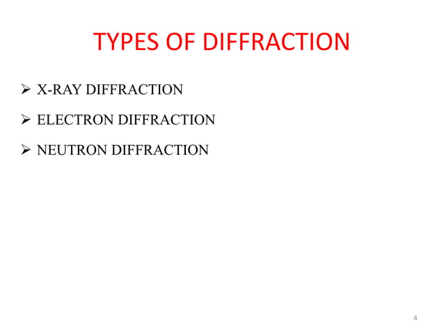 Electron Diffraction And Neutron Diffraction Pptx Physics Science