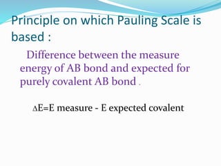 ELECTRONEGATIVITY | PPTX