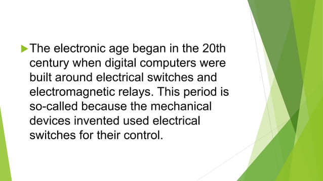 ELECTRONIC-AGE.pptx | Consumer Electronics | Technology & Computing