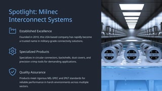 Military & Electronic Connectors Supplier | PPTX