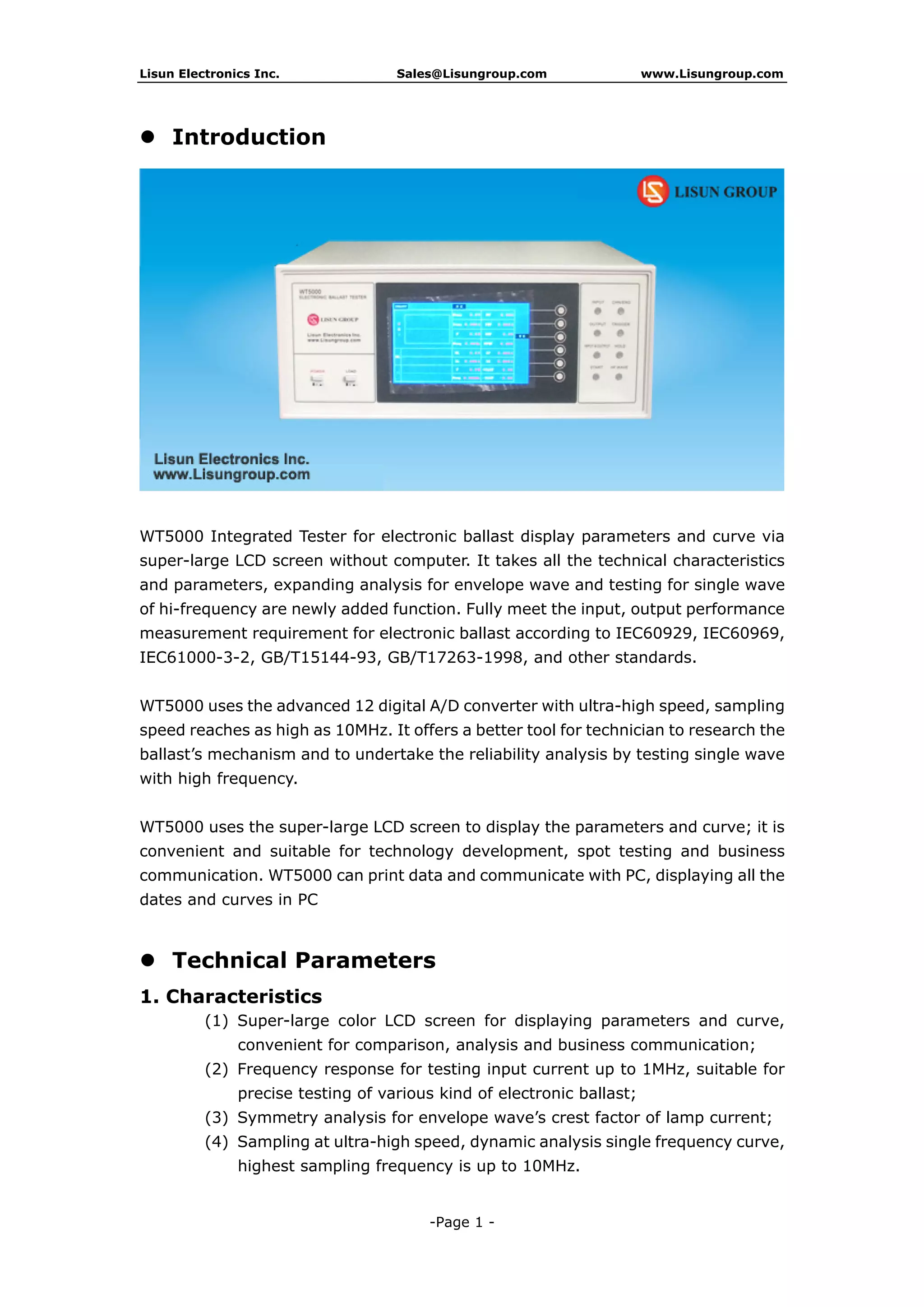 Electronic Ballast Tester | PDF | Consumer Electronics | Technology ...