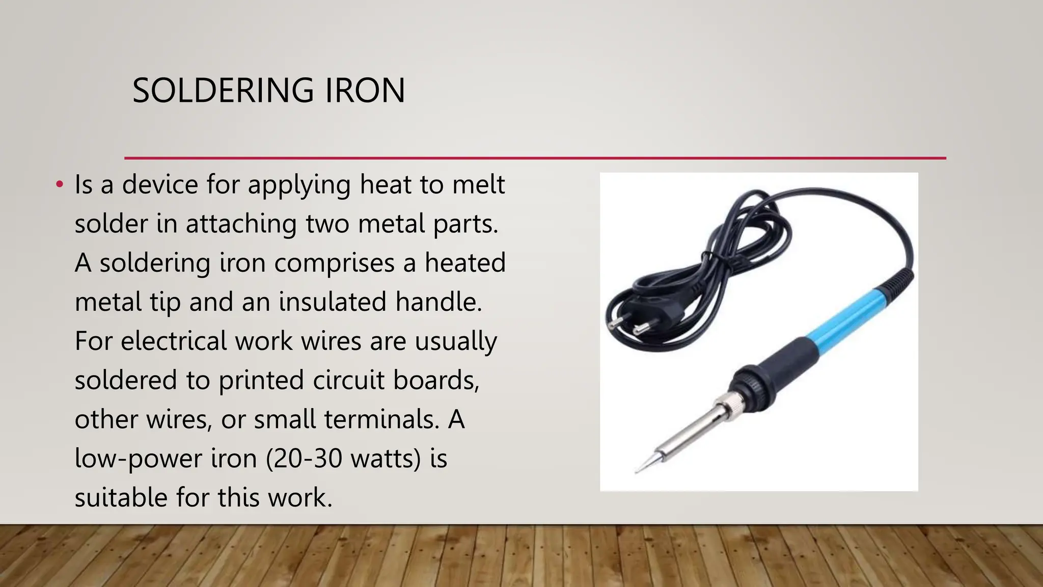 ELECTRONIC-BASIC-HAND-TOOLS.pptx Elxtech | PPTX