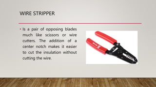 ELECTRONIC-BASIC-HAND-TOOLS.pptx Elxtech | PPTX