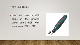 ELECTRONIC-BASIC-HAND-TOOLS.pptx Elxtech | PPTX