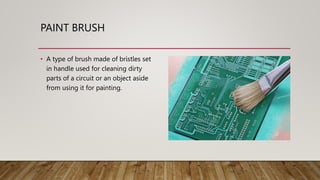 ELECTRONIC-BASIC-HAND-TOOLS.pptx Elxtech | PPTX