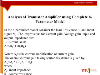 electronic-circuits_unit-4 small signal analysis.ppt