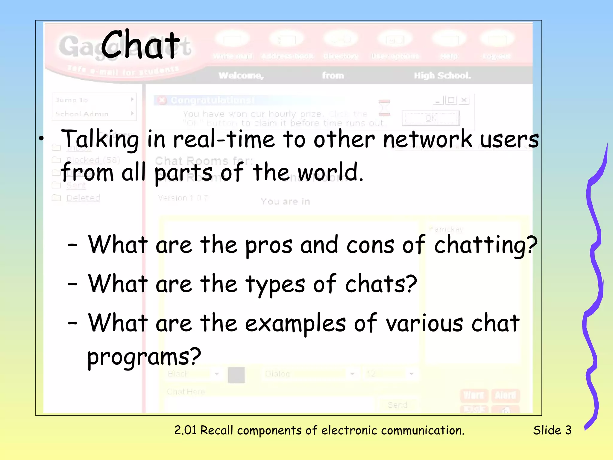 Electronic Communication | PPT | Email | Internet