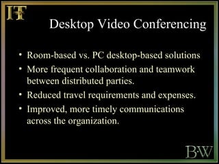 Electronic Communication Options Greg Flanik | PPT | Web Conferencing ...