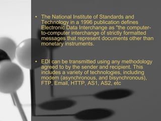 Electronic data-interchange slides | PPT
