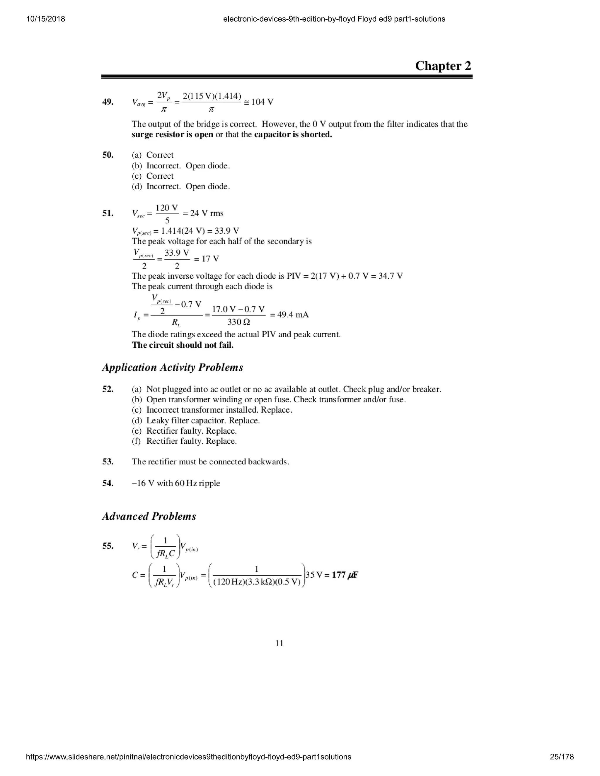 Electronic devices-9 e-floyd-solutions | PDF