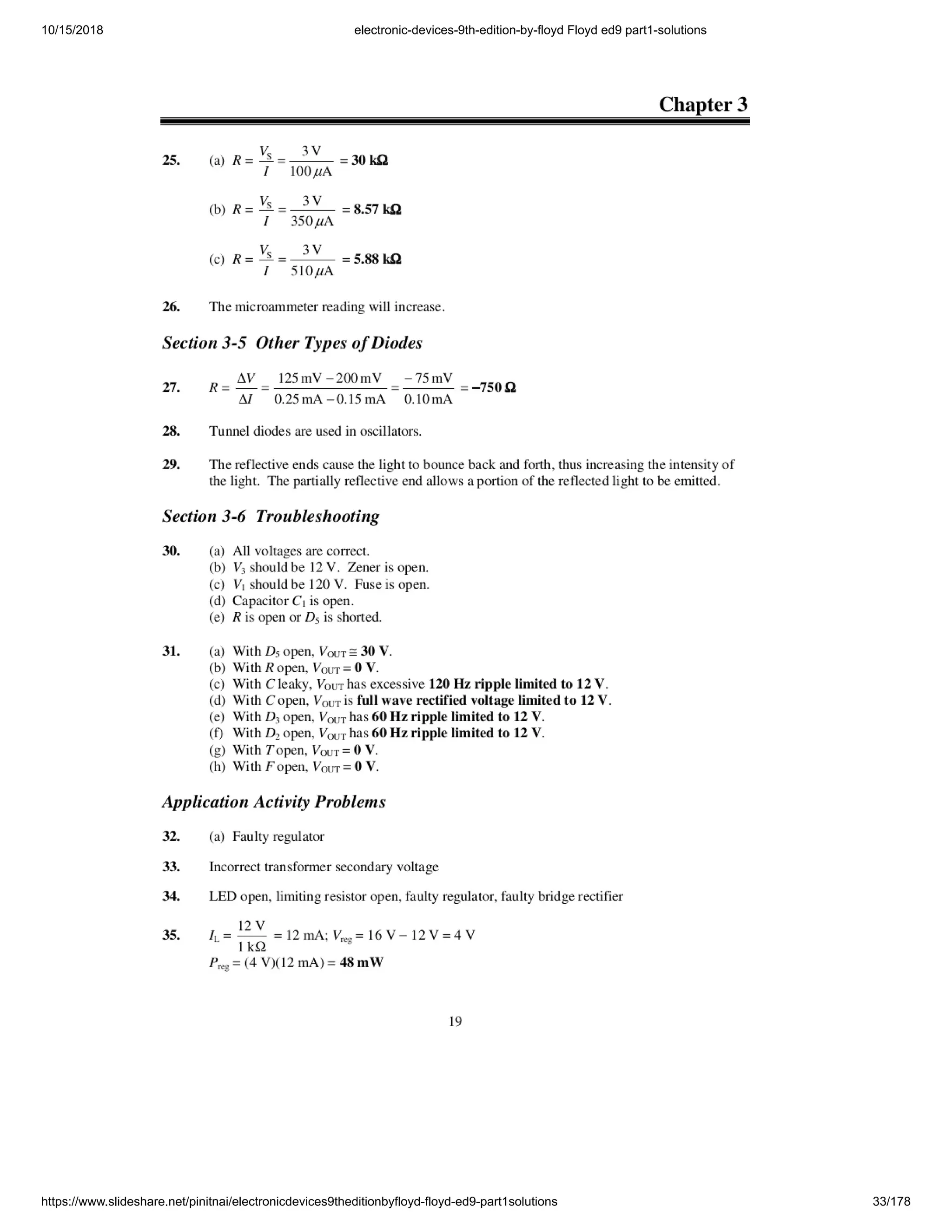 Electronic devices-9 e-floyd-solutions | PDF