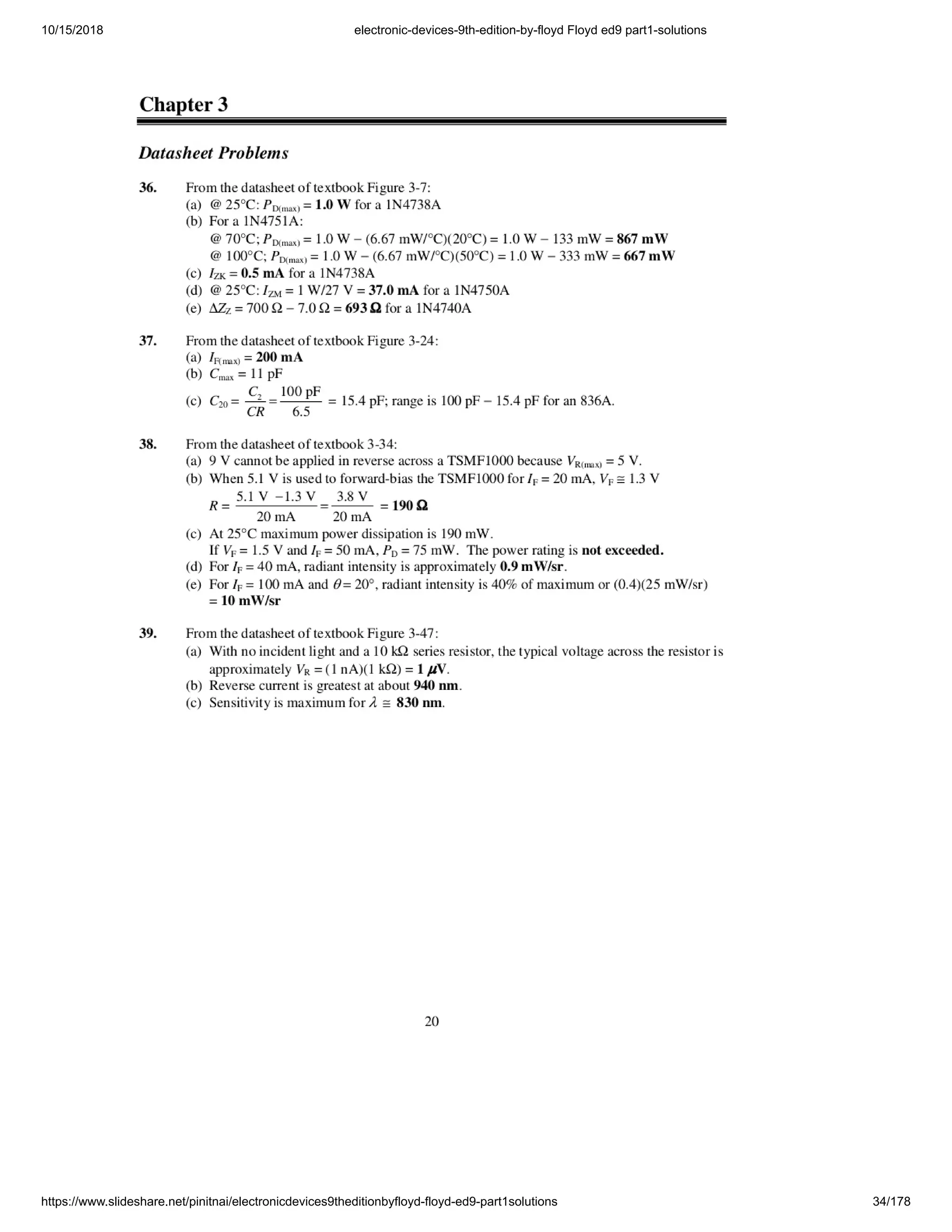 Electronic devices-9 e-floyd-solutions | PDF
