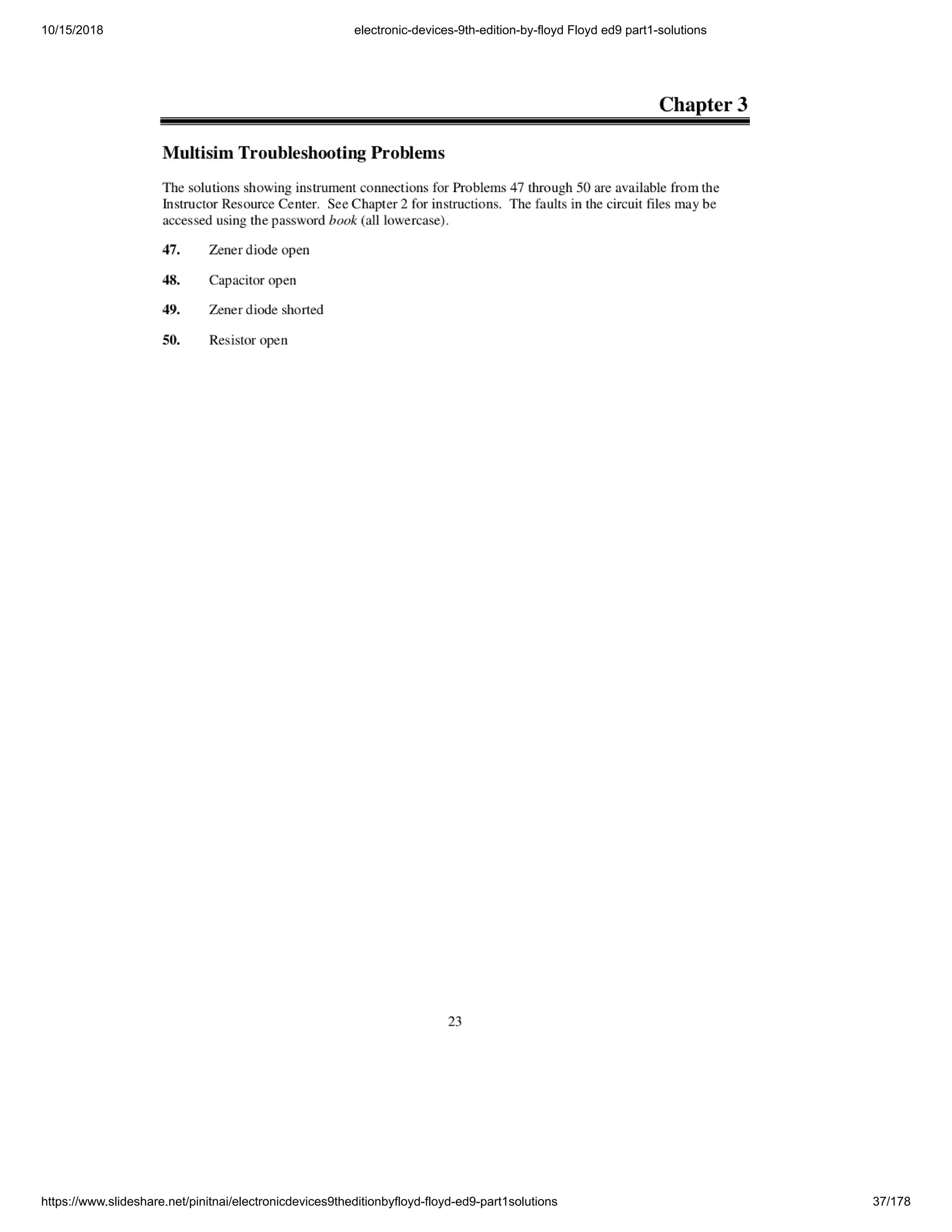 Electronic devices-9 e-floyd-solutions | PDF