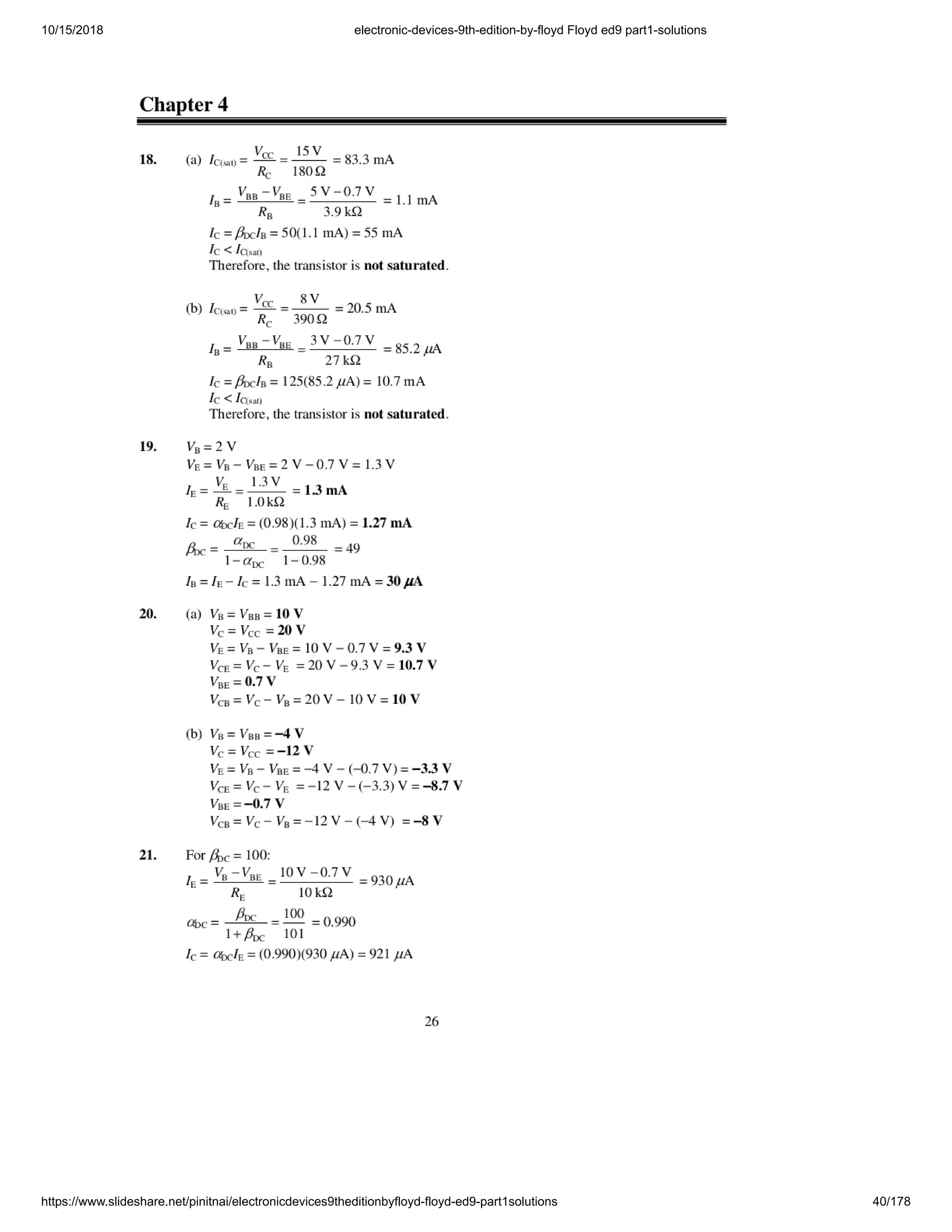 Electronic devices-9 e-floyd-solutions | PDF