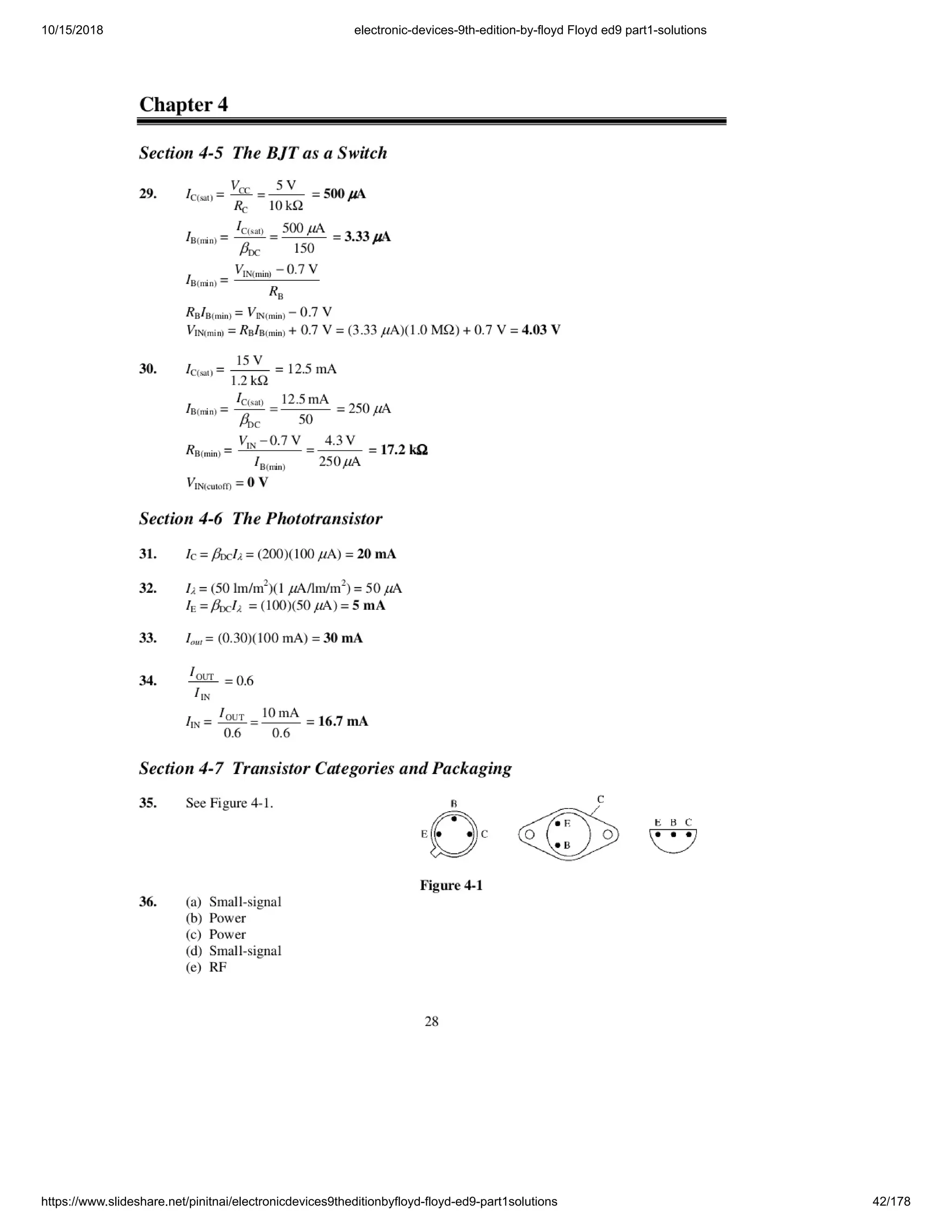 Electronic devices-9 e-floyd-solutions | PDF