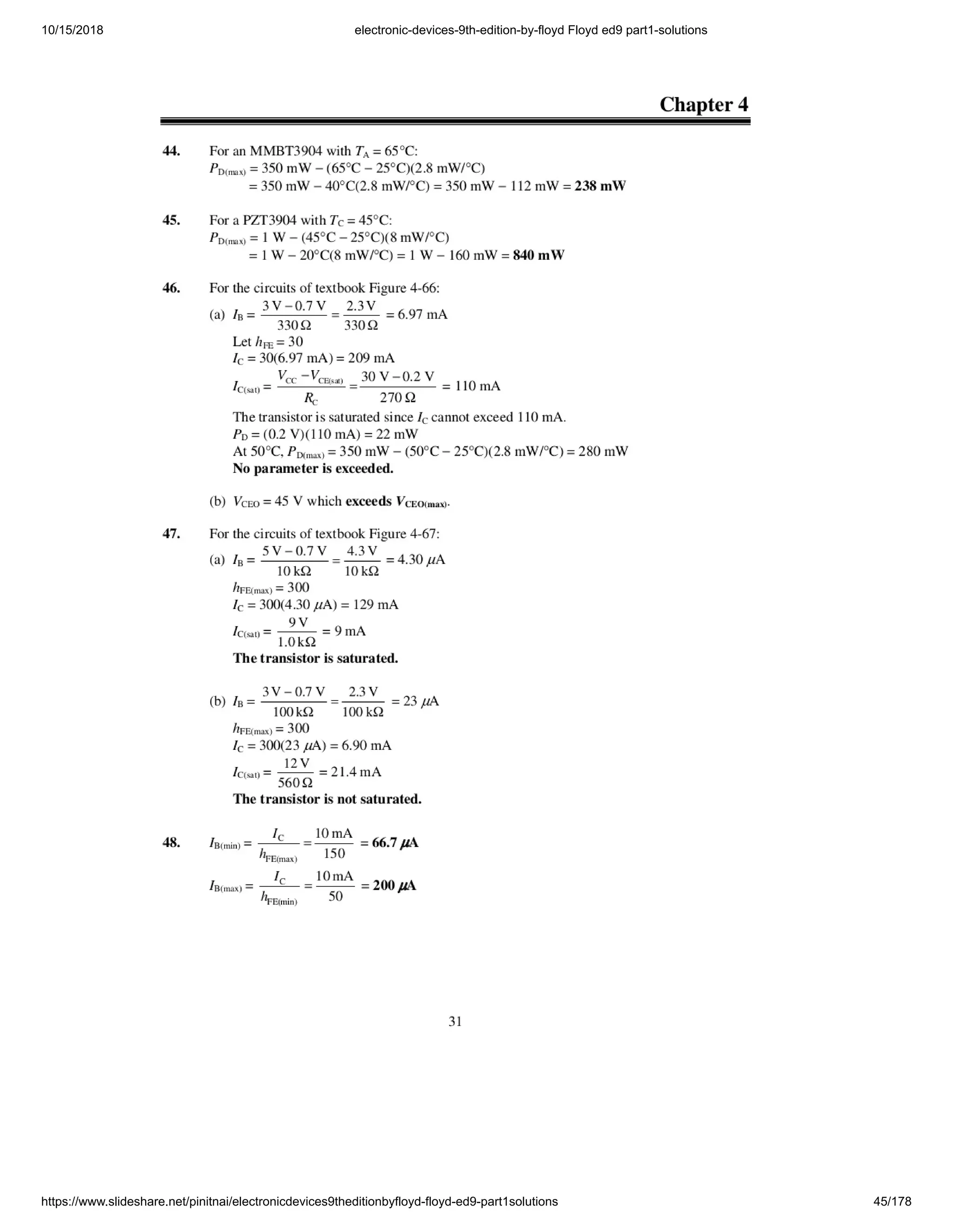 Electronic devices-9 e-floyd-solutions | PDF