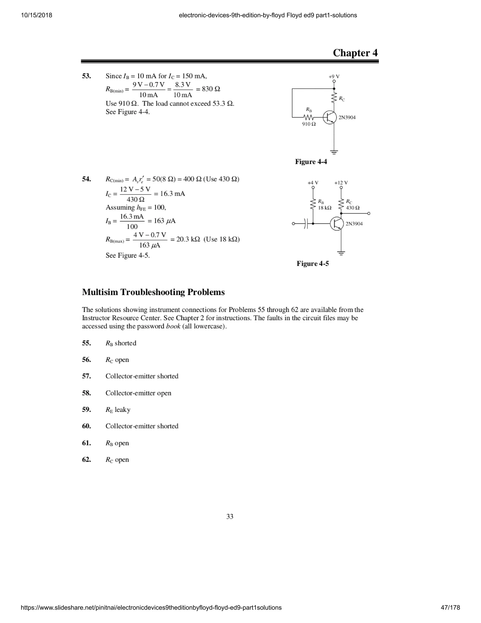 Electronic devices-9 e-floyd-solutions | PDF