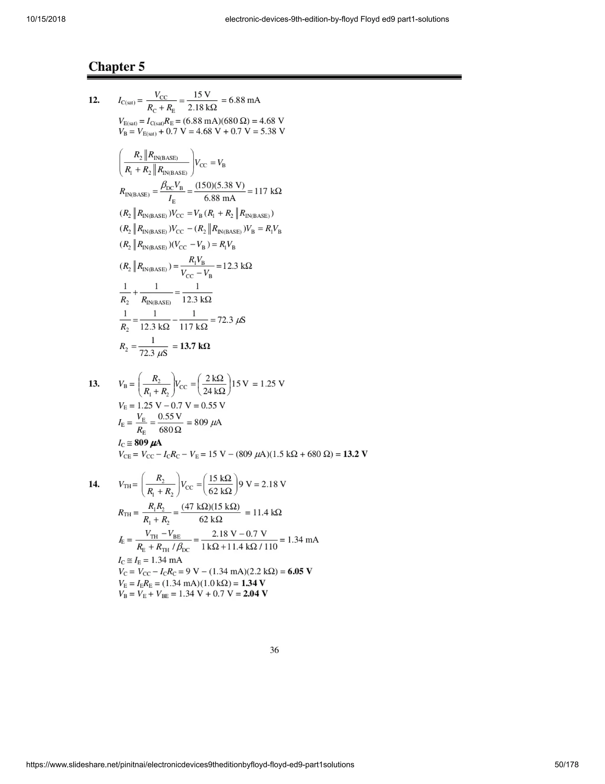 Electronic devices-9 e-floyd-solutions | PDF