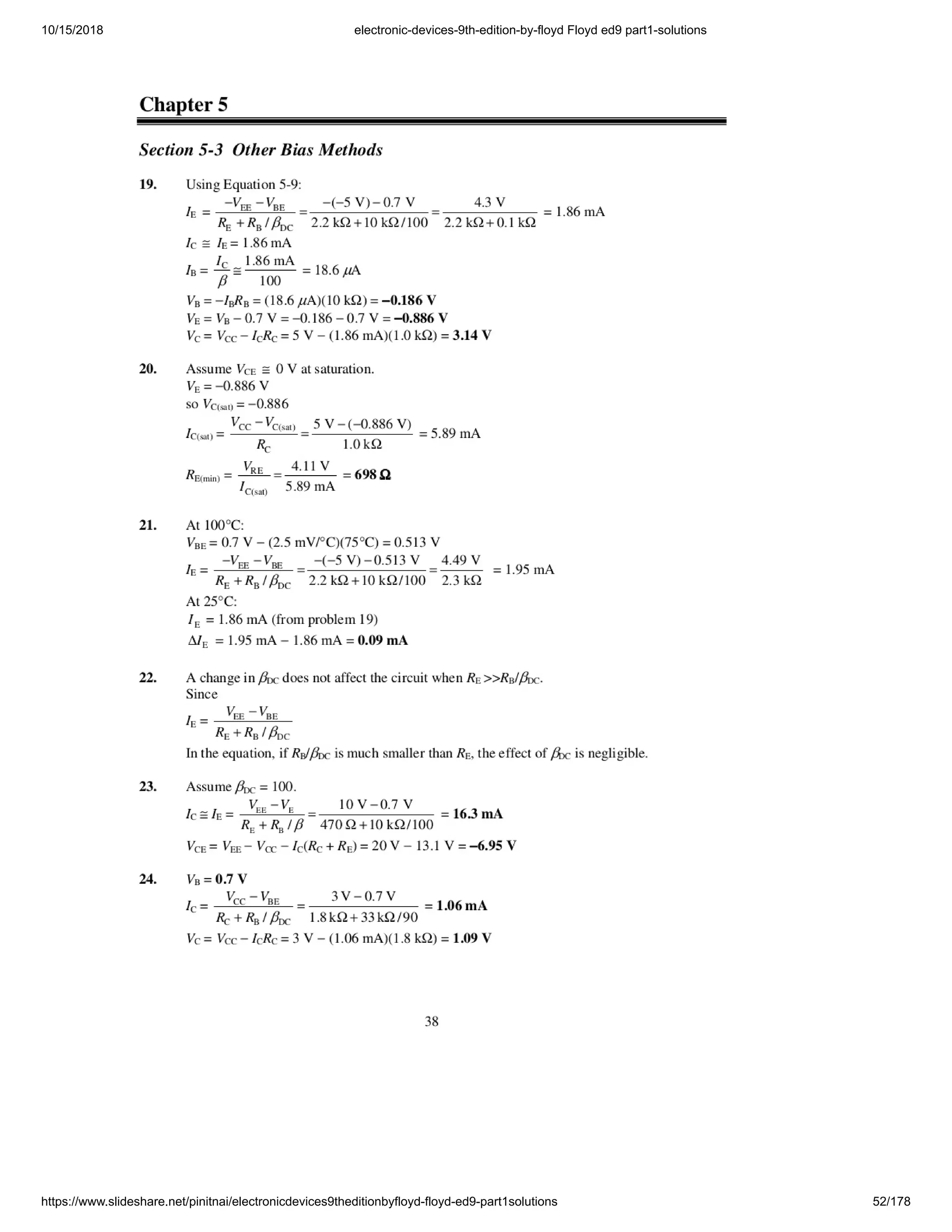 Electronic devices-9 e-floyd-solutions | PDF
