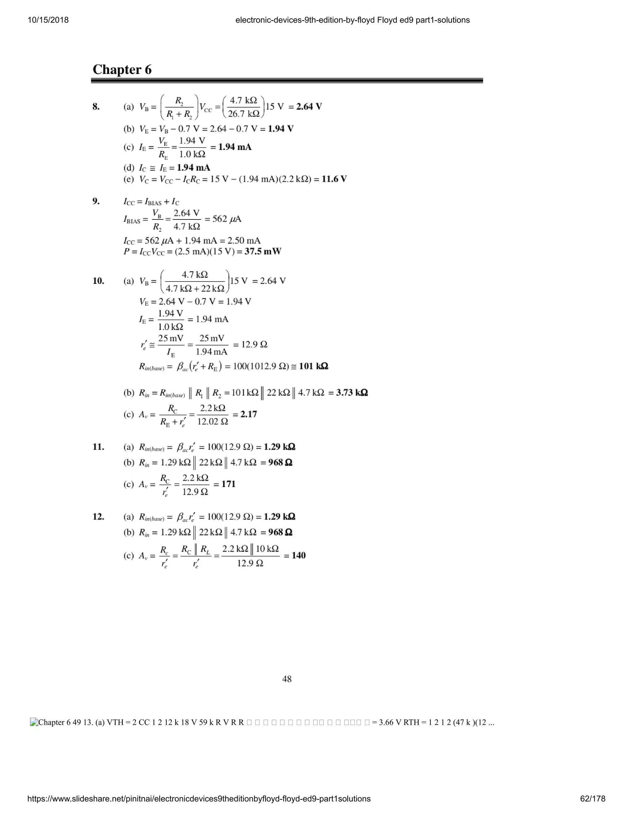 Electronic devices-9 e-floyd-solutions | PDF