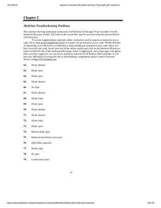 Electronic devices-9 e-floyd-solutions | PDF