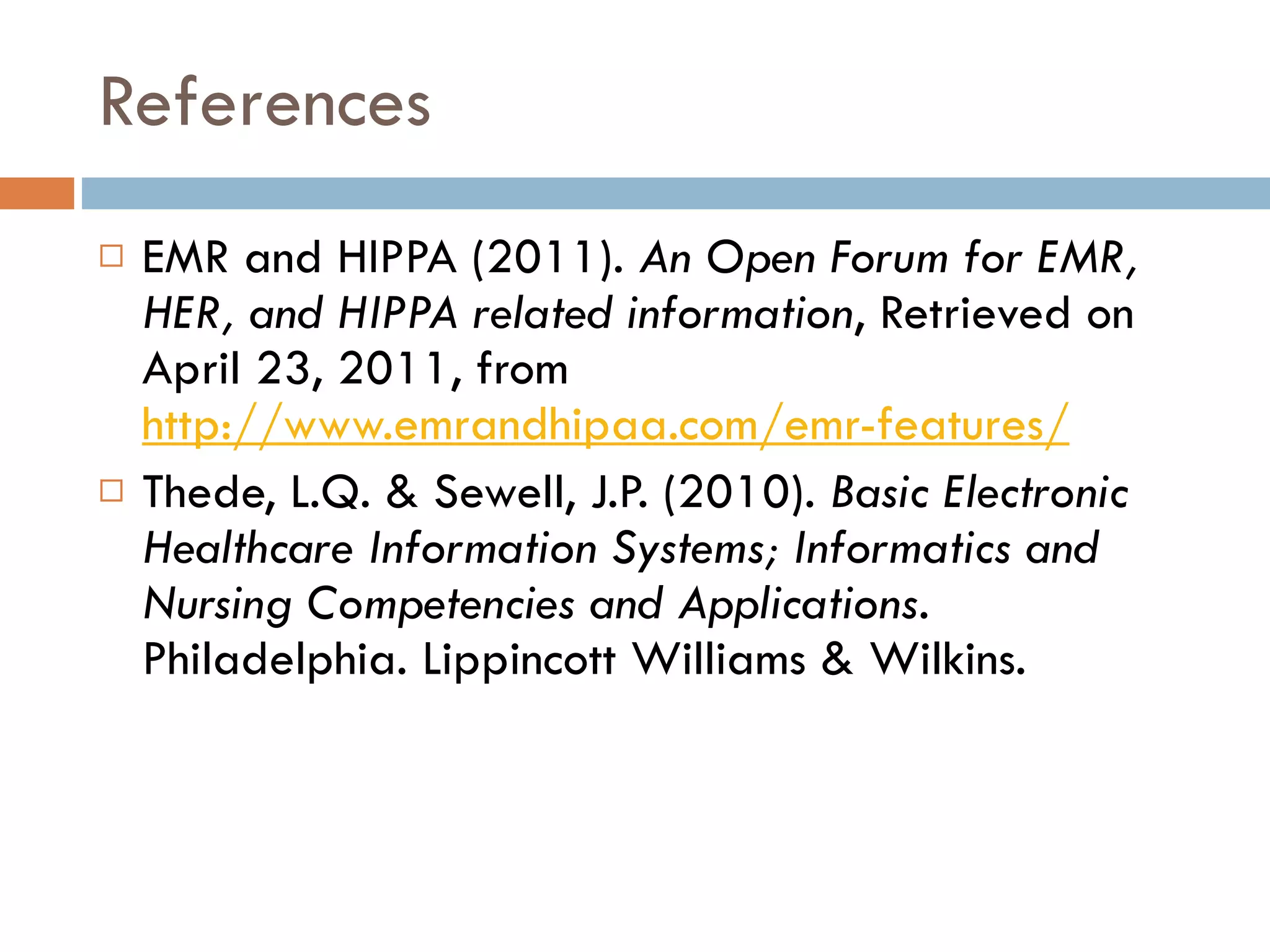 Electronic Medical Record | PPT