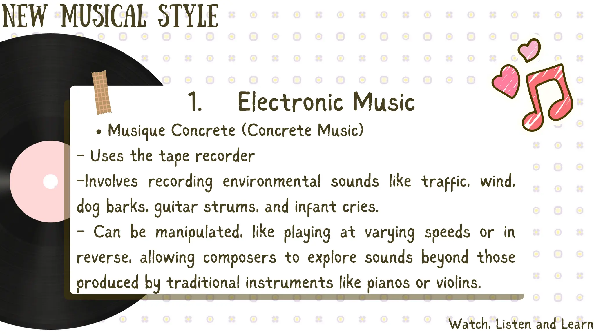 Electronic Music and Chance Music (MAPEH 10) | PDF | World ...