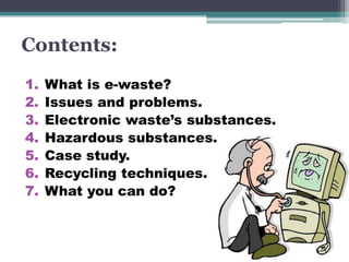 Electronic waste | PPTX